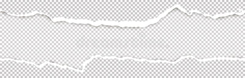 Ripped Open Paper with Vector Transparency Stock Vector - Illustration ...