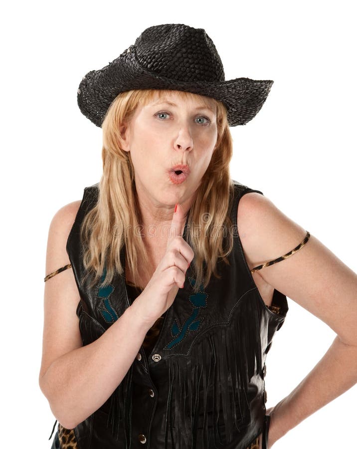 Upper middle aged woman stock image. Image of leather - 14064205