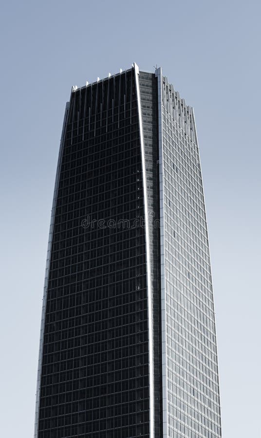 The Upper Middle Level of a Building Stock Photo - Image of ...