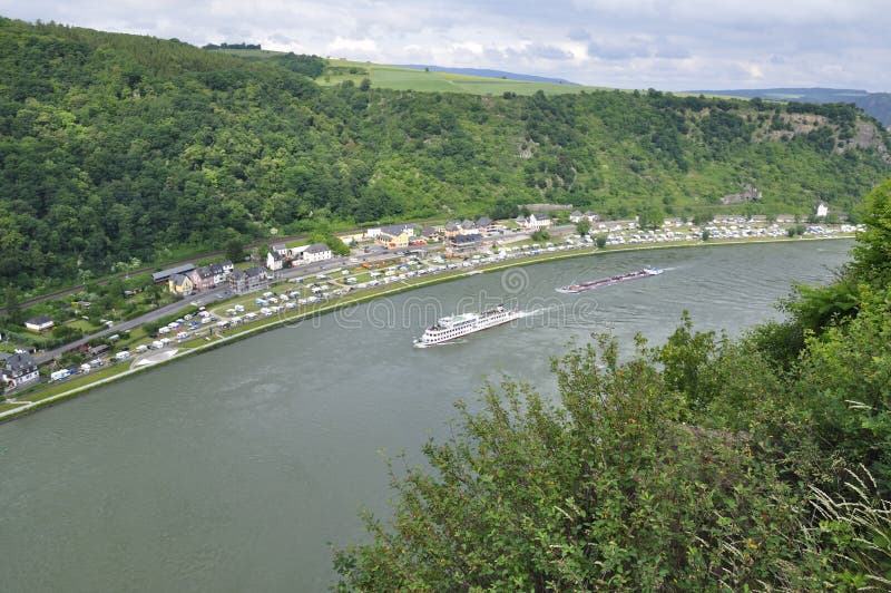 Upper Middle Rhine Valley stock image. Image of rhine - 22602673