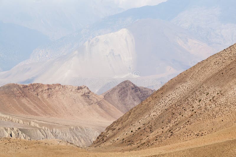 Upper Mustang landscape stock photo. Image of gandaki - 34787326