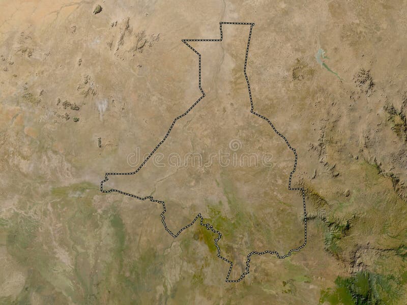 Upper Nile, South Sudan. Low-res Satellite. No Legend Stock ...