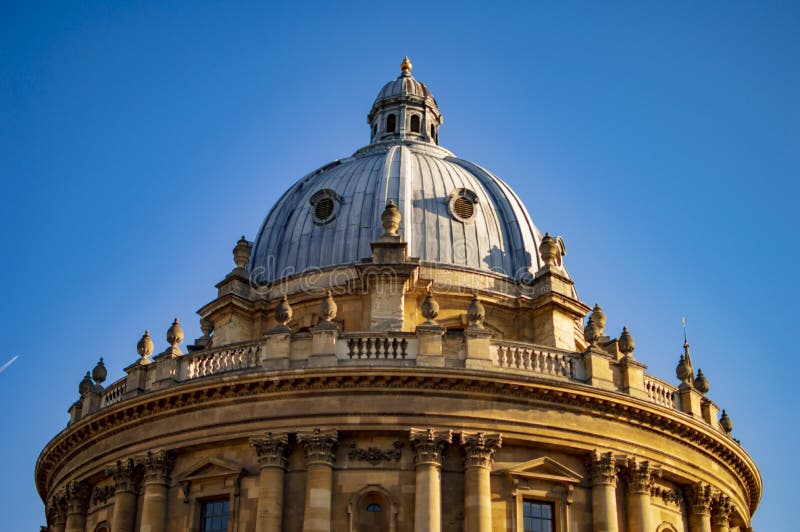 The Upper Part of the Dome of Radcliffe Camera Stock Photo - Image of ...
