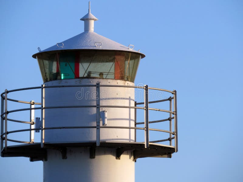 Upper Parts of a Lighthouse Stock Image - Image of room, tall: 54858735