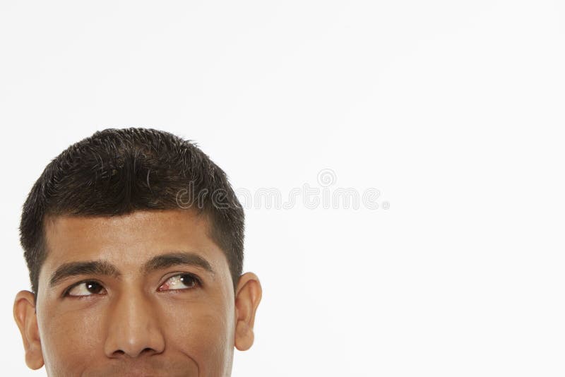 Upper Portion of a Man& X27;s Face Stock Photo - Image of shot ...