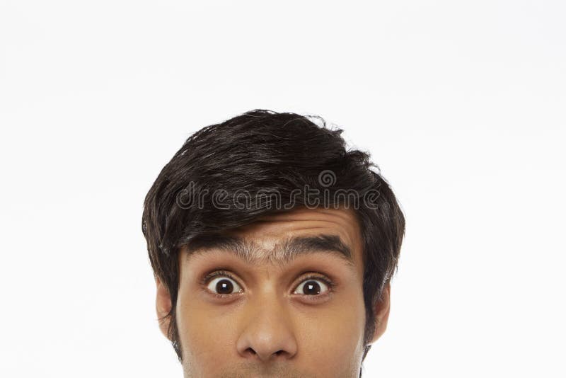 Upper Portion of a Man& X27;s Face Stock Image - Image of simplicity ...