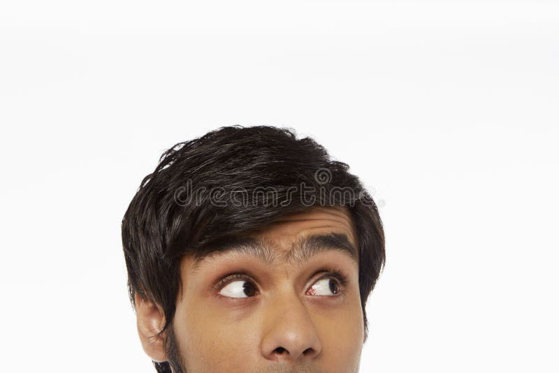 Upper Portion of a Man& X27;s Face Stock Photo - Image of view, cheeky ...