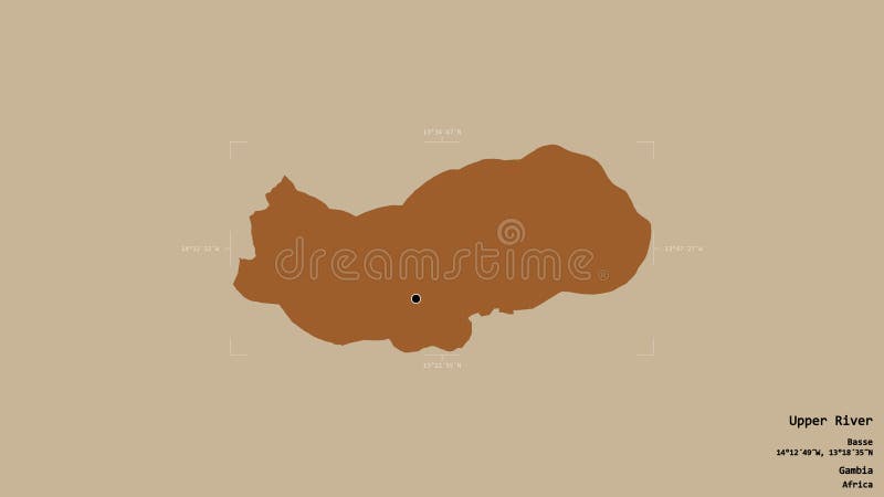 Upper River - Gambia. Bounding Box. Pattern Stock Illustration ...