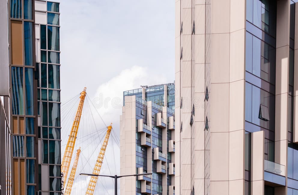 Greenwich Peninsula Upper Riverside Developments Editorial Photography ...