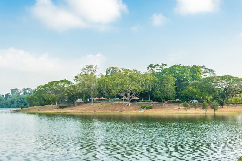 Upper Seletar Reservoir Tower Stock Photo - Image of holidays, light ...