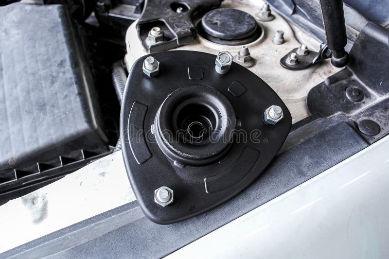 Upper Strut Mount or Suspension Strut Mount Stock Image - Image of ...