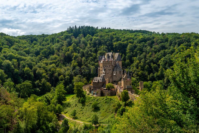 Upper View of the Castle of Eltz Editorial Stock Image - Image of ...