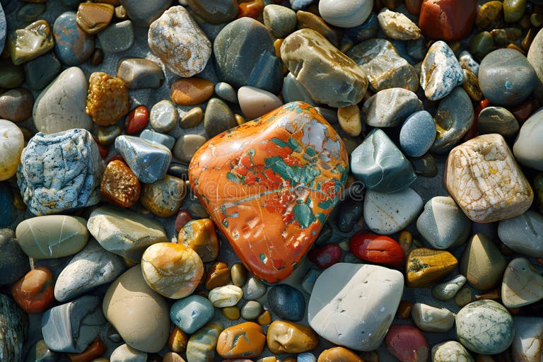 An Upper View of Various Types of Rocks, Showcasing Their Diverse ...