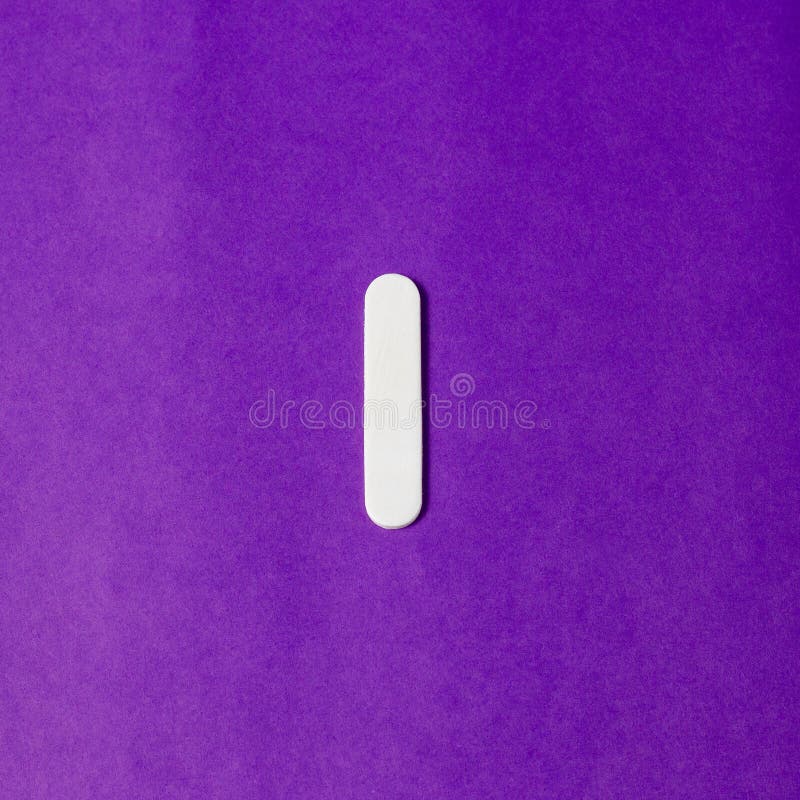 Uppercase Letter I - Wood Texture - Purple Background Stock Image ...