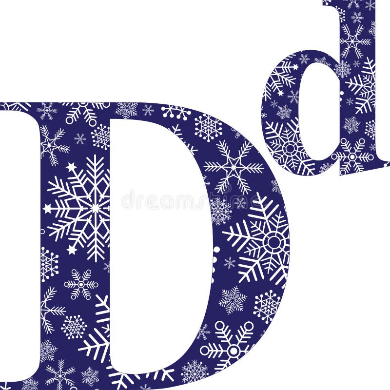 Uppercase and Lowercase Letters D Stock Vector - Illustration of letter ...