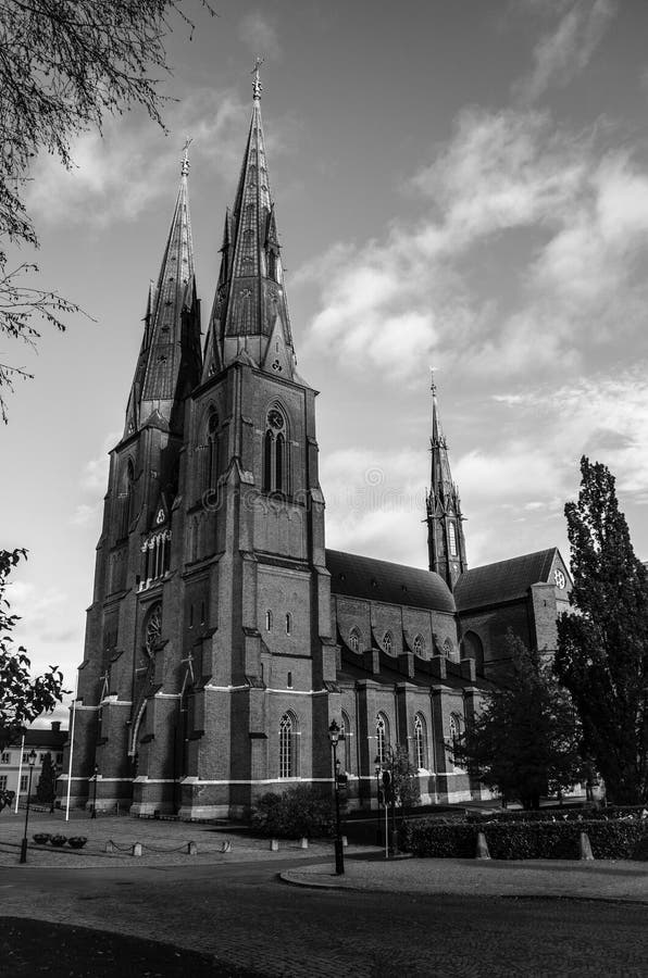 Uppsala cathedral stock photo. Image of cathedral, heaven - 31576752