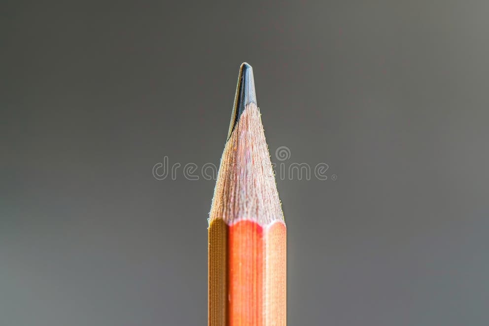 Upright Colored Pencil with Sharp Tip Stock Illustration - Illustration ...