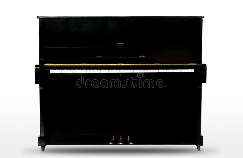 Upright Piano Isolated White Stock Photos - Free & Royalty-Free Stock ...