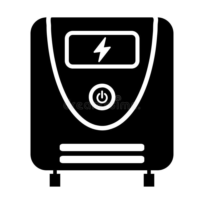 UPS Supply Icon stock illustration. Illustration of icon - 366374398