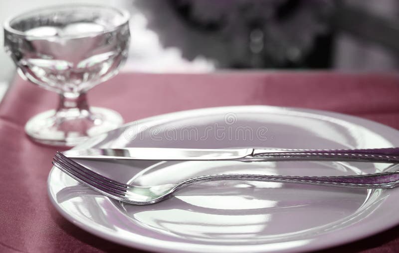Upscale Dinner Table stock image. Image of formal, upscale - 5505199