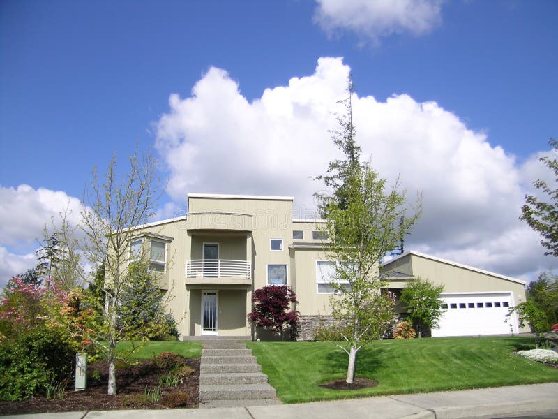 Upscale Home stock photo. Image of luxury, home, brick - 760674