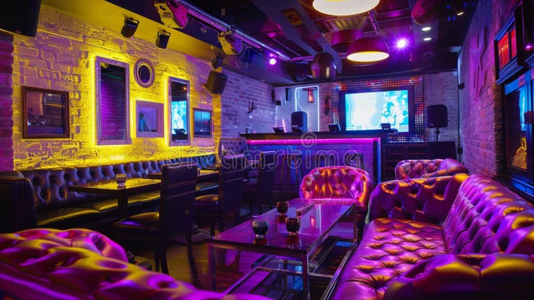 Upscale Karaoke Lounge Featuring Passionate Singers and Advanced Sound ...