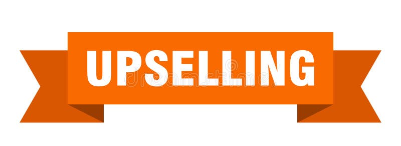 Upselling ribbon. stock vector. Illustration of element - 191271287