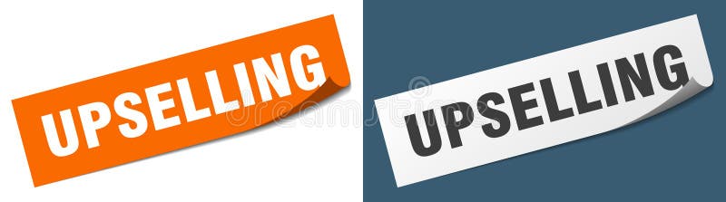 Upselling Sticker. Upselling Square Sign Stock Vector - Illustration of ...