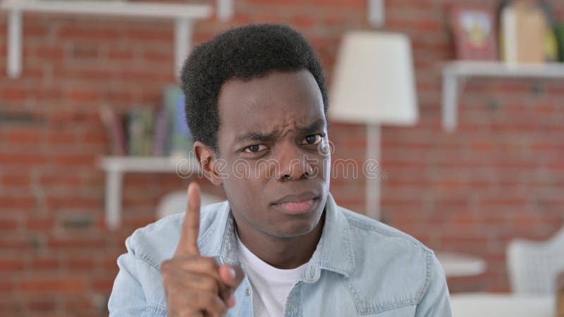 Upset African Man Feeling Angry Stock Image - Image of loss, crisis ...