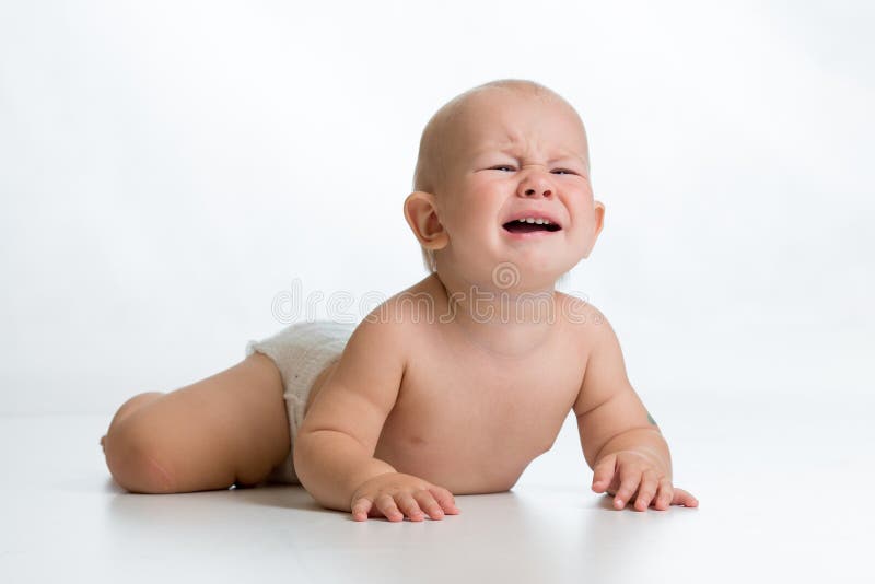 Scared or Crying or Playing Bo-peep Kid Hiding Face Stock Photo - Image ...