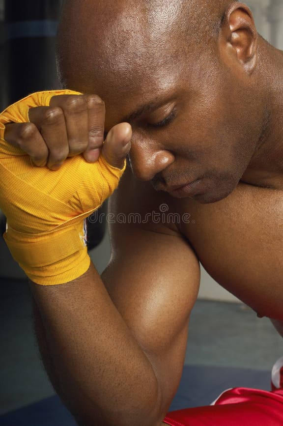 Upset Boxer after Losing a Match Stock Image - Image of displease ...
