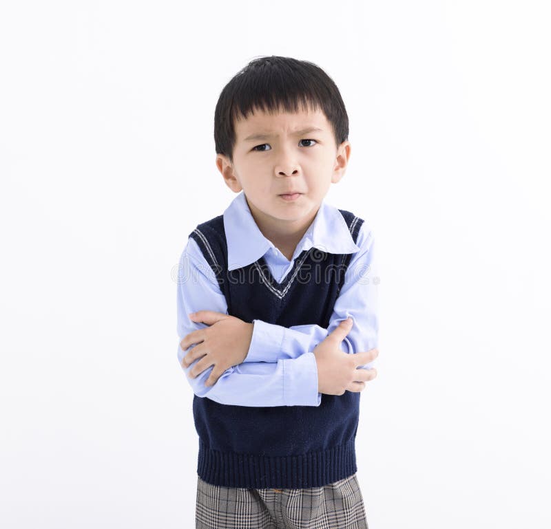 Upset and Disgusted Asian Kid Stock Photo - Image of failure, face ...