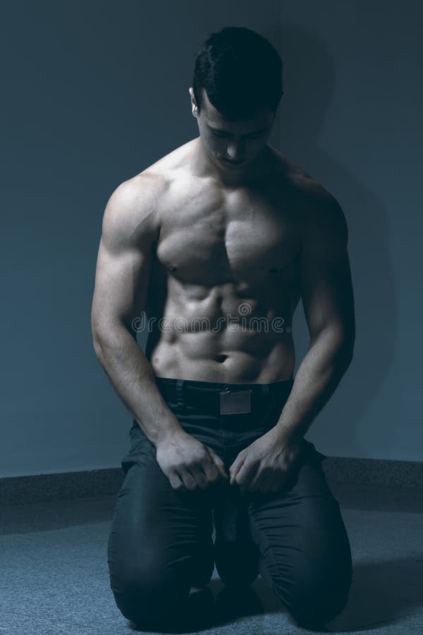 Upset Man Looking Down. Concept of Accusation Guilty Person Man Stock ...