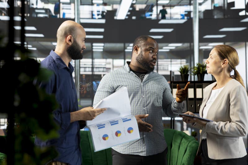 Mad Supervisor Scolding Workers, Displeased by Business Audit Results ...