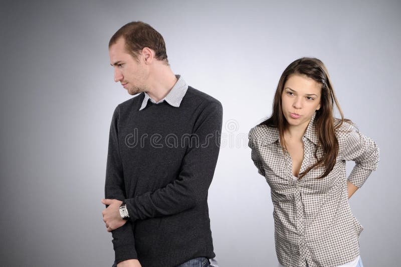 Upset People Having Conflict Stock Image - Image of stress, female ...