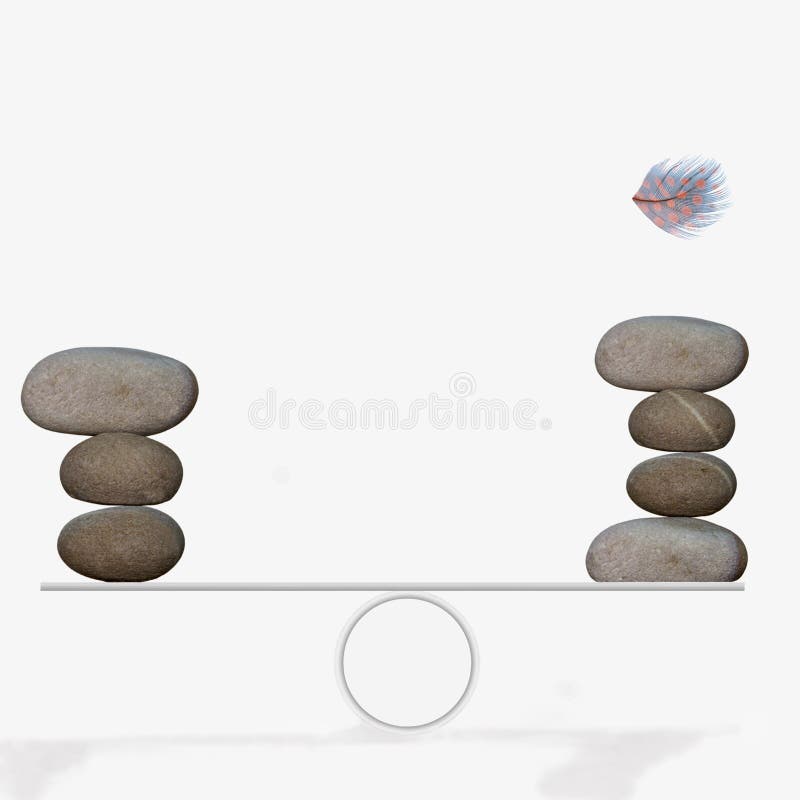 Upsetting the balance stock image. Image of light, heavy - 2876617