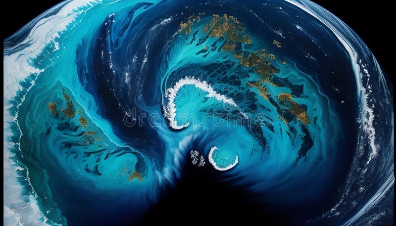 Upside-Down Earth: a Captivating View from Space, Made with Generative ...