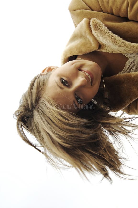 Upside Down Smiles stock image. Image of hair, movement - 3677259