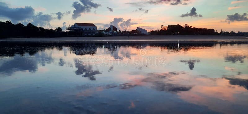 Upside down sunrise stock photo. Image of beach, sunrise - 202895160