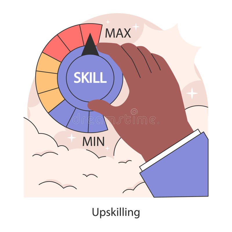 Upskilling. Hands-on Enhancement of Abilities and Expertise Stock ...