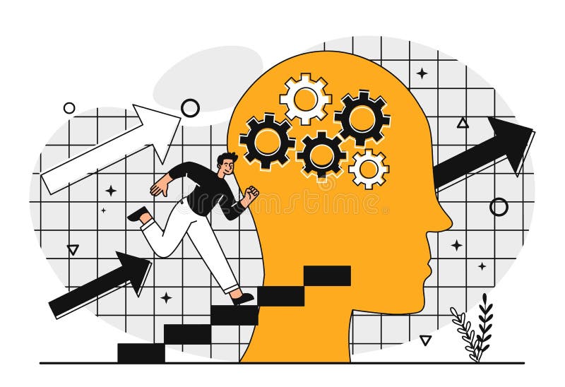 Upskilling learn concept stock vector. Illustration of progress - 259781122