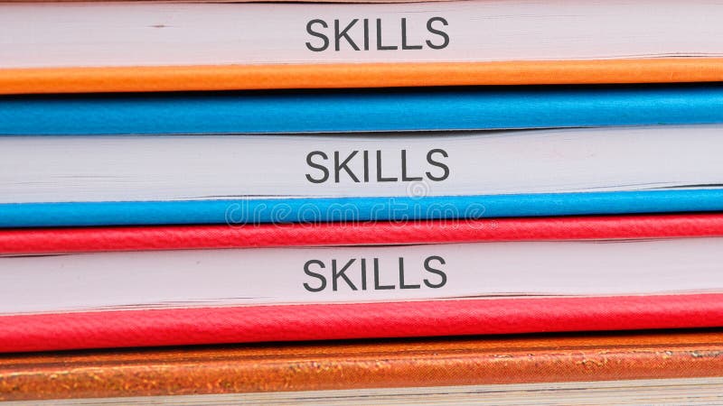 Upskilling and Personal Development Concept. SKILLS Words on the Ends ...