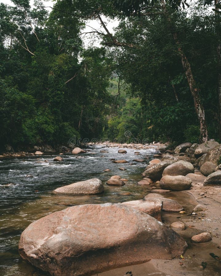 Upstream River at Sungai Kampar, Gopeng, Perak Stock Image - Image of ...