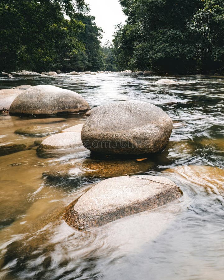 Upstream River at Sungai Kampar, Gopeng, Perak Stock Photo - Image of ...