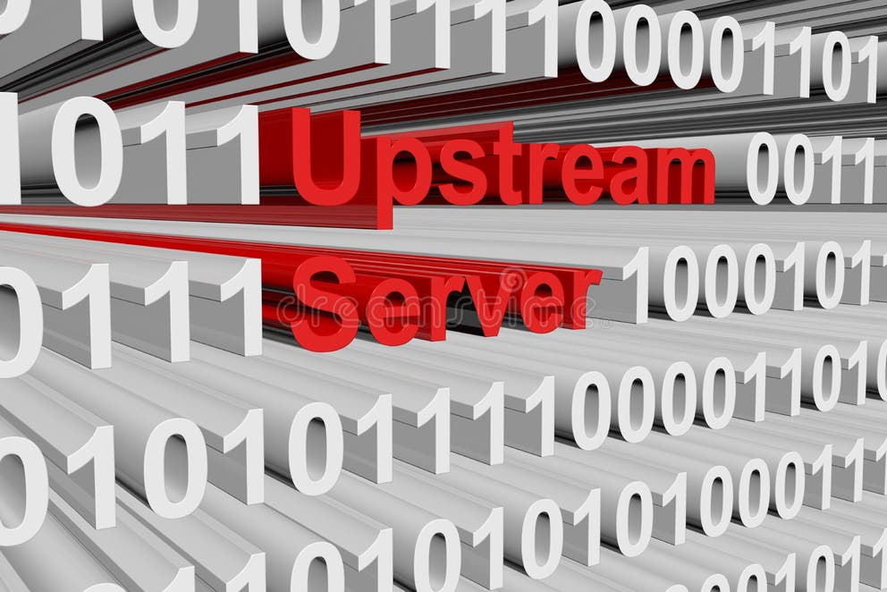 Upstream server stock illustration. Illustration of source - 88548008