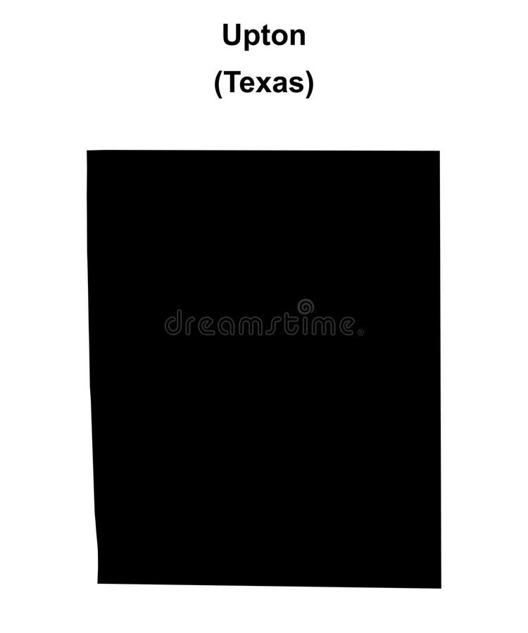 Upton outline map stock vector. Illustration of blank - 361794582