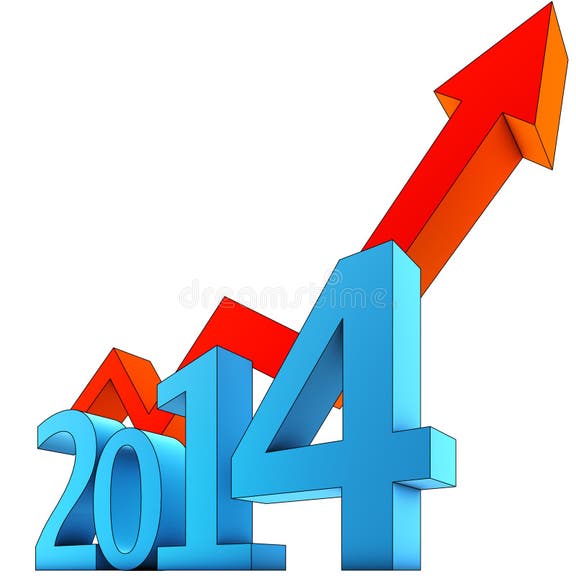 Upturn 2014 stock illustration. Illustration of leadership - 32227933