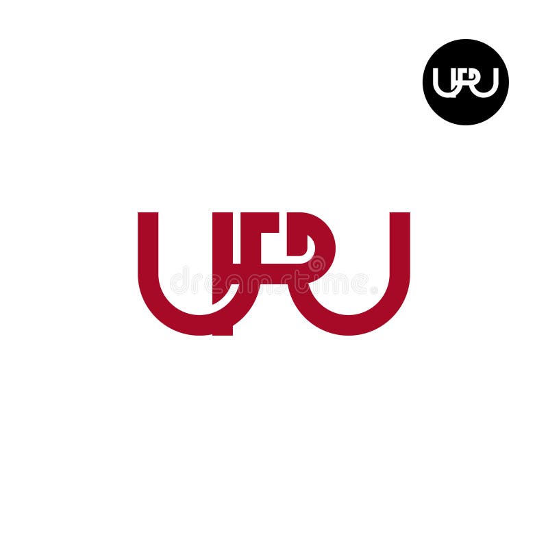 UPU Logo Letter Monogram Design Stock Vector - Illustration of letter ...