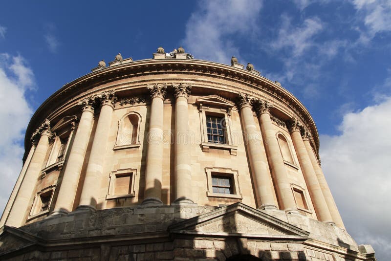 Upward Angle View of the Radcliffe Camera, University of Oxford Stock ...