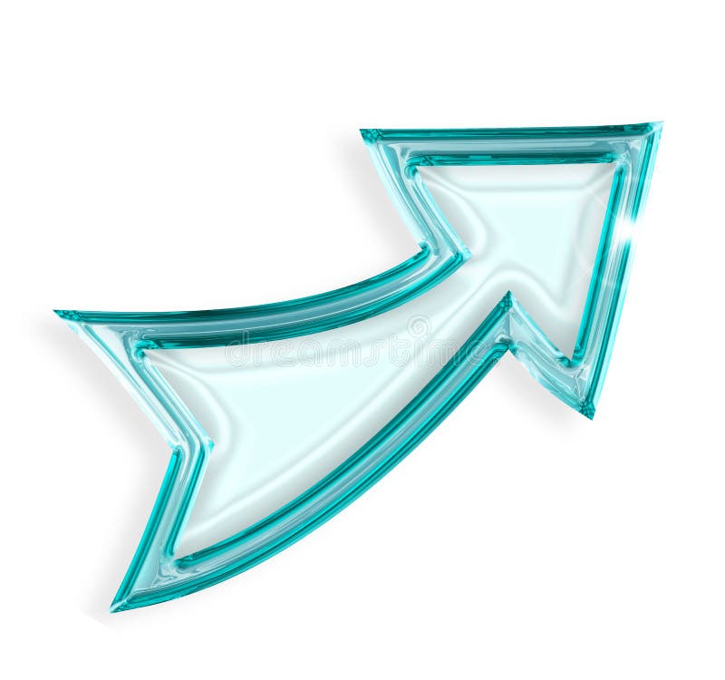 Upward arrow stock illustration. Illustration of cursor - 35195877